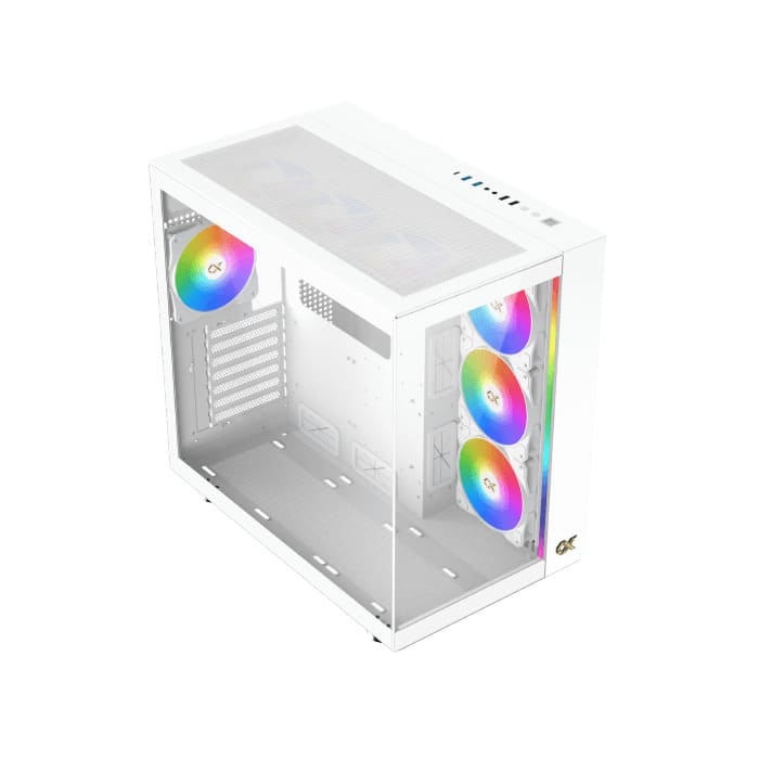 Xigmatek AQUA Ultra Air Arctic 7 ARGB Fans Super Tower Case (Type C ...